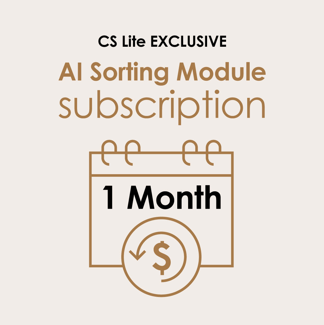 CS Lite AI Sorting Module MONTHLY subscription – avercasso | AI Green Coffee Beans Sorter